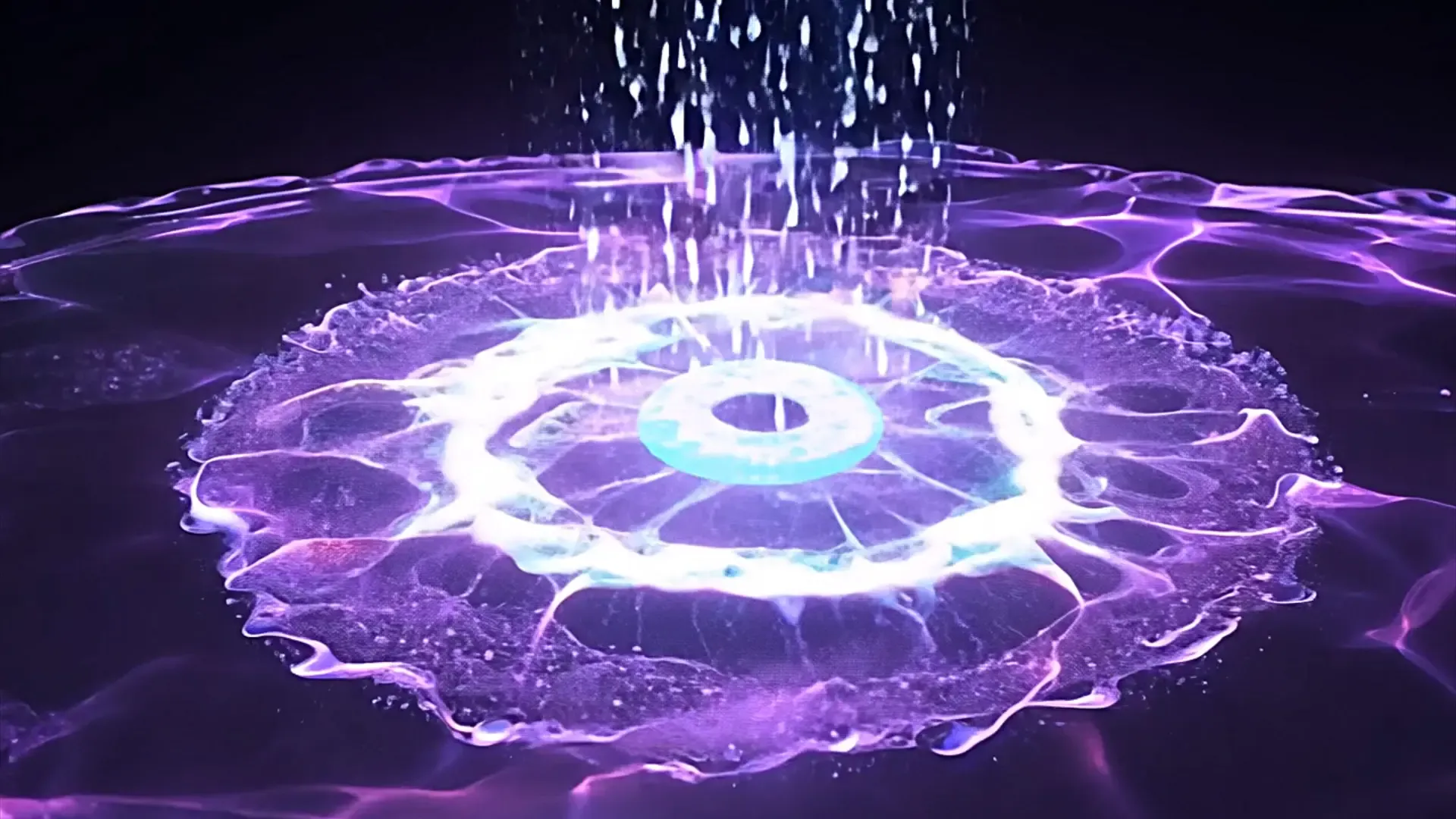 Abstract Fluid Motion Overlay Water Particle Transition Videos